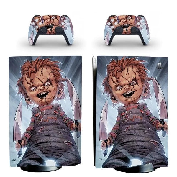 Stickers Ps5 Poupée Horreur | Gaming Univers