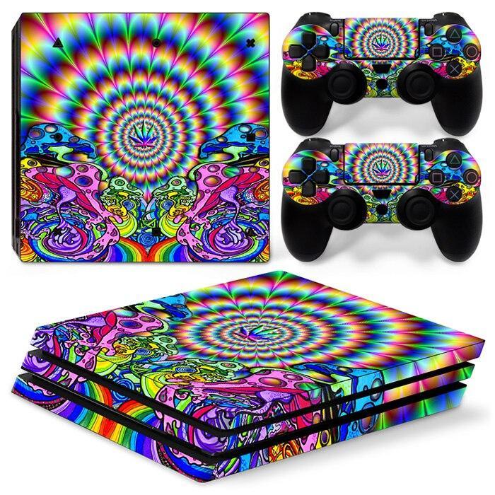 Stickers Ps4 Pro Psychédélique | Gaming Univers